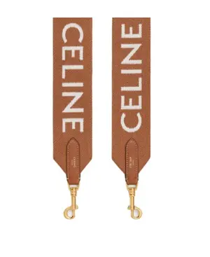 Celine Long Strap In Wool With Jacquard