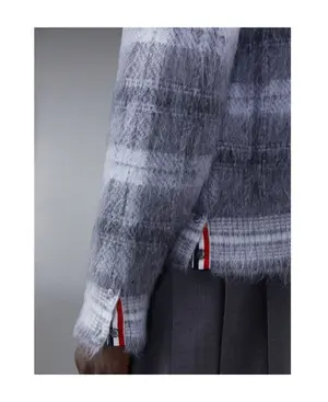 Thom Browne Plaid Crewneck Long-sleeve Jumper