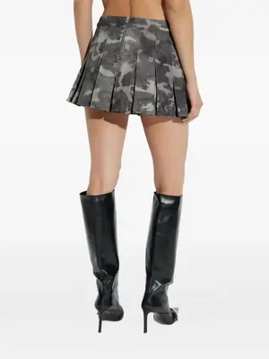 MISBHV Pleated Camouflage Cotton Skirt
