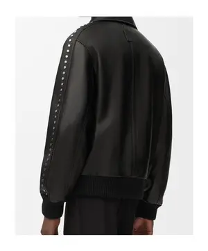 Loewe Stud Embellished Bomber Jacket