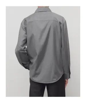 THE ROW Dashiell Long-sleeved Wool Shirt