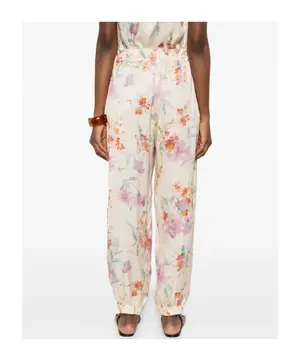 Herno Floral Printed Elasticated Cuffed Trousers