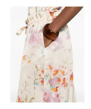 Herno Floral Printed Elasticated Cuffed Trousers