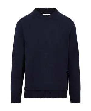 MAISON MARGIELA Crewneck Jumper With Ribbed Knit