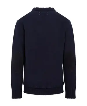 MAISON MARGIELA Crewneck Jumper With Ribbed Knit