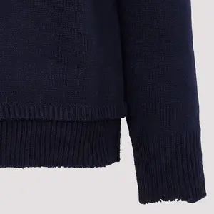 MAISON MARGIELA Crewneck Jumper With Ribbed Knit
