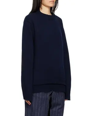 MAISON MARGIELA Crewneck Jumper With Ribbed Knit