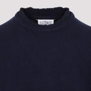 MAISON MARGIELA Crewneck Jumper With Ribbed Knit