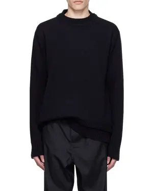MAISON MARGIELA Crewneck Jumper With Ribbed Knit
