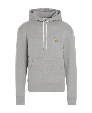 Maison Kitsuné Fox Embroidered Cotton Hoodie
