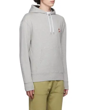 Maison Kitsuné Fox Embroidered Cotton Hoodie