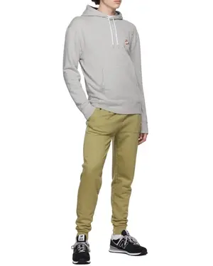 Maison Kitsuné Fox Embroidered Cotton Hoodie