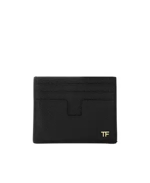 TOM FORD Logo Plaque Cardholder - Black