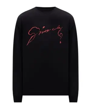 Givenchy Logo Printed Long-sleeved T-shirt