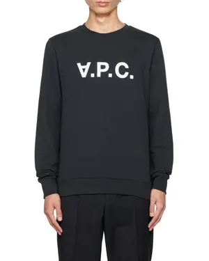 A.p.c. Logo Print Crewneck Sweatshirt