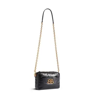 Balenciaga Monaco Xs Camera Bag With Chain Strap