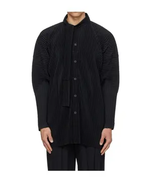 Issey Miyake Monthly Colors February Pleated Shirt - Black