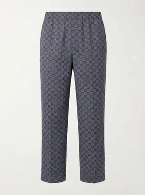 Gucci Gg Houndstooth Wool Leisure Pants
