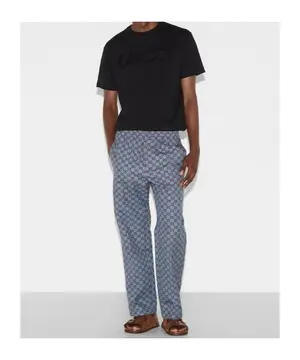 Gucci Gg Houndstooth Wool Leisure Pants