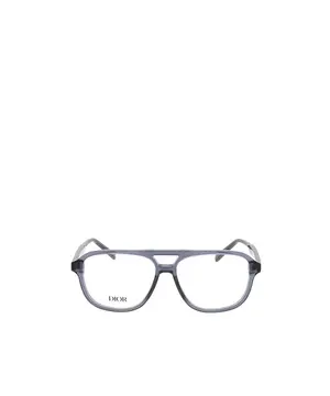 Dior Square Frame Eyeglasses - Gray
