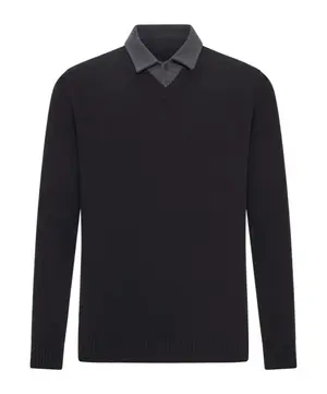 ROBERTO COLLINA Cotton-piquet Polo Shirt - Black