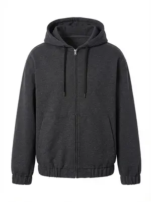 Gucci Wool Hooded Zip-up Jacket