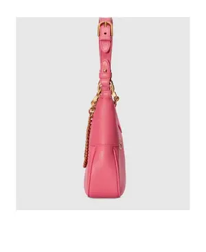 Gucci Small Aphrodite Shoulder Bag With Double G Detail - Pink