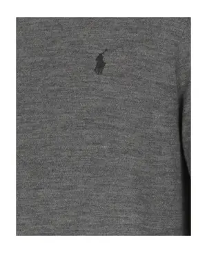 Ralph Lauren Polo Pony Embroidered Merino Wool Knit Jumper