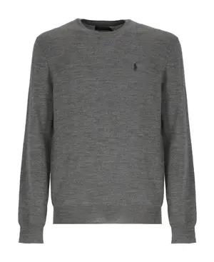 Ralph Lauren Polo Pony Embroidered Merino Wool Knit Jumper - No