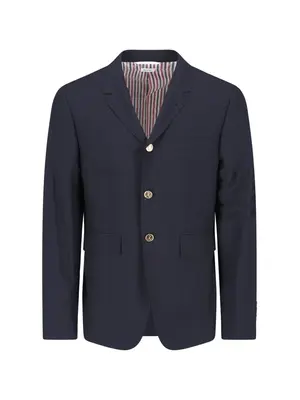 Thom Browne Four-bar Stripe Detail Sport Jacket - Deep Blue