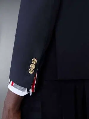 Thom Browne Four-bar Stripe Detail Sport Jacket - Deep Blue