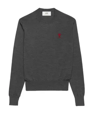 Ami Embroidered Sweaters For Men