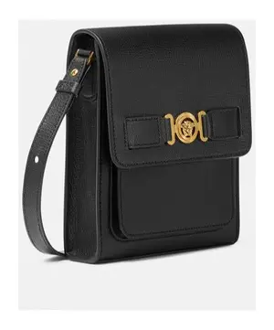 Versace Medusa Biggie Foldover Top Crossbody Bag