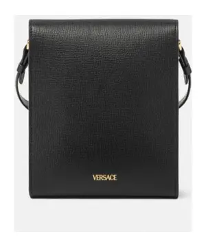Versace Medusa Biggie Foldover Top Crossbody Bag