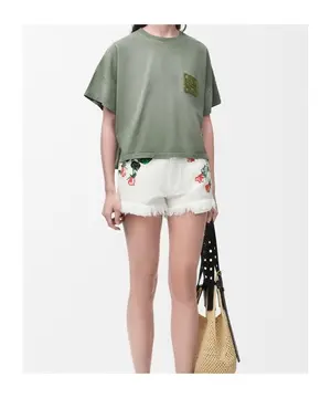 Loewe Cotton T-shirt With Logo Detail