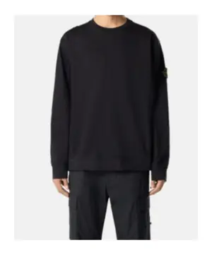 Stone Island Regular-fit Crewneck Sweatshirt With Badge