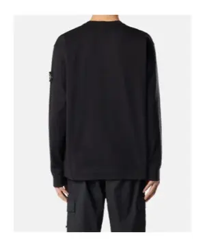 Stone Island Regular-fit Crewneck Sweatshirt With Badge