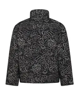 Kenzo All-over Printed Zip-up Coat