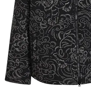 Kenzo All-over Printed Zip-up Coat