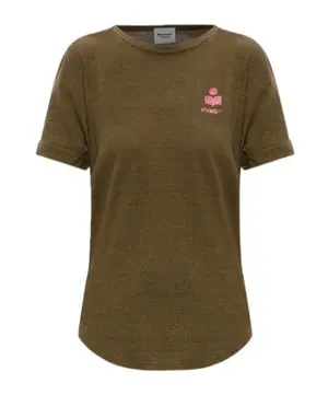 Isabel Marant Etoile Curved Hem T-shirts For Women