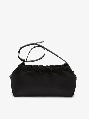 Alexander McQueen Logo Print Drawstring Shoulder Bag