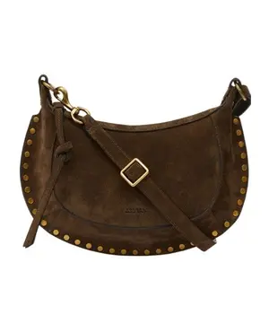 Isabel Marant Étoile Oskan Moon Zipped Medium Shoulder Bag - Bronze