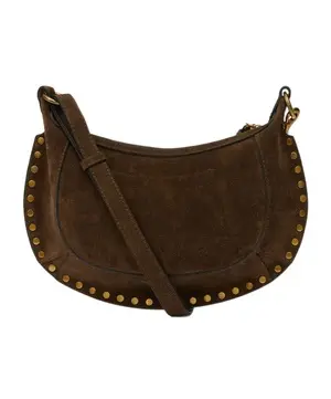 Isabel Marant Étoile Oskan Moon Zipped Medium Shoulder Bag - Bronze
