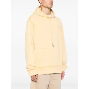 Ami Logo Embroidered Drawstring Hoodie