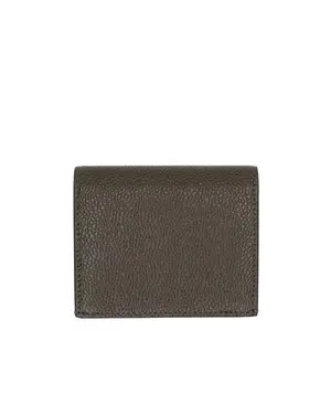 Thom Browne 4-bar Striped Bi-fold Cardholder - Green