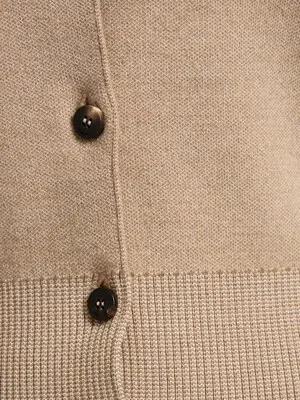 Jacquemus Le Gilet Doppio Wool Blend Cardigan - Nude