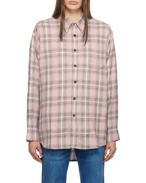Ami Checked Long-sleeved Shirt
