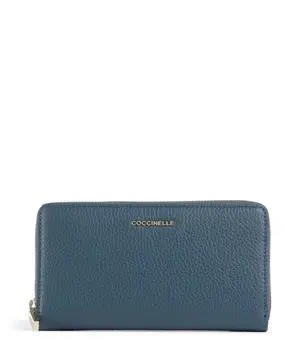 COCCINELLE Logo Lettering Zipped Wallet