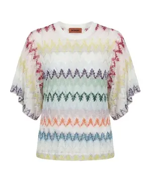 Missoni Crew-neck Cover-up - Multi White