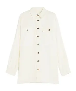 Max Mara Oversized Shirt With Classic Collar